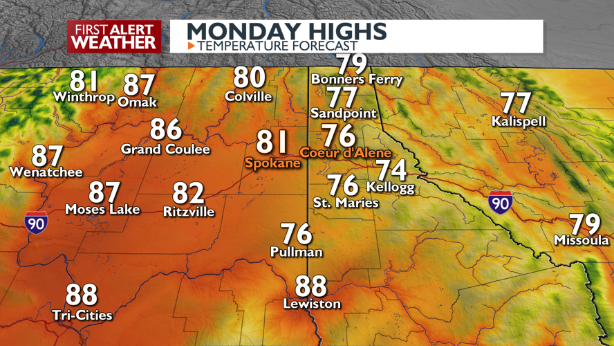 Sun and warm today, more of this Tuesday but Windy - Mark | News | kxly.com
