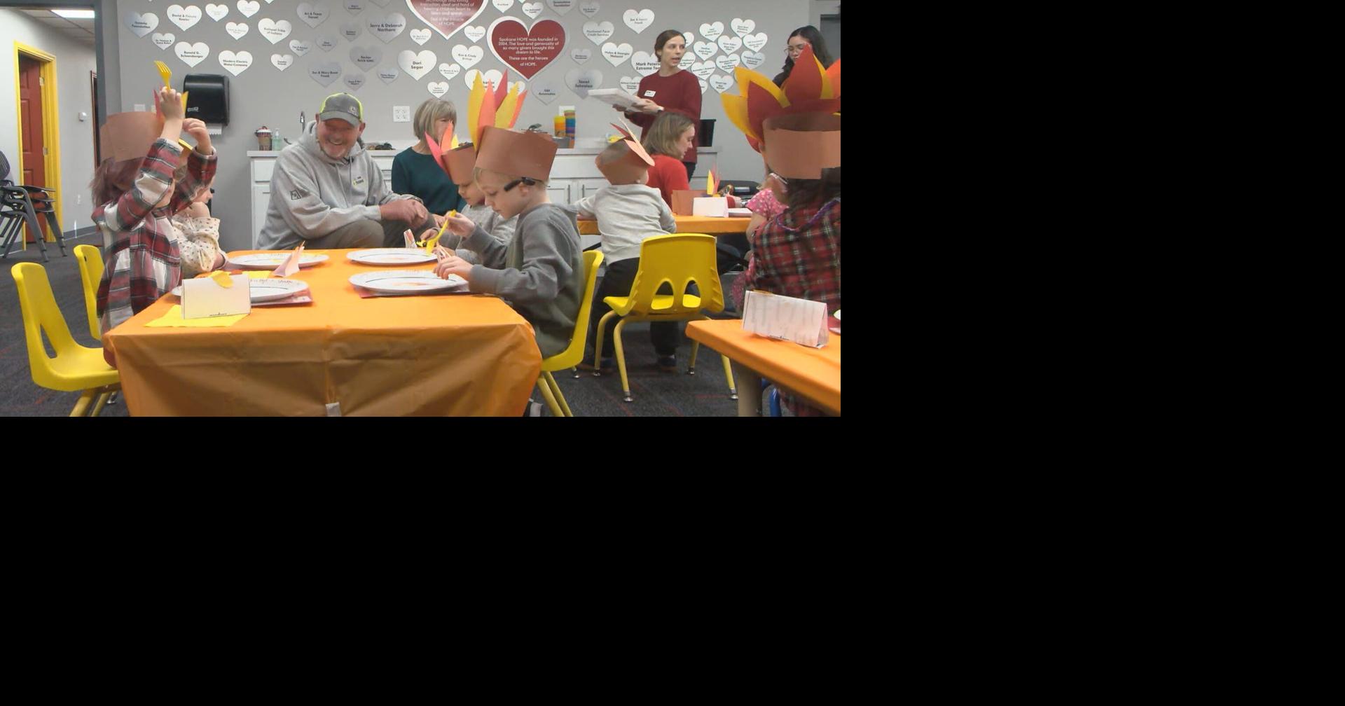 Spokane HOPE Center hosts Thanksgiving celebration with 4 News Now's ...