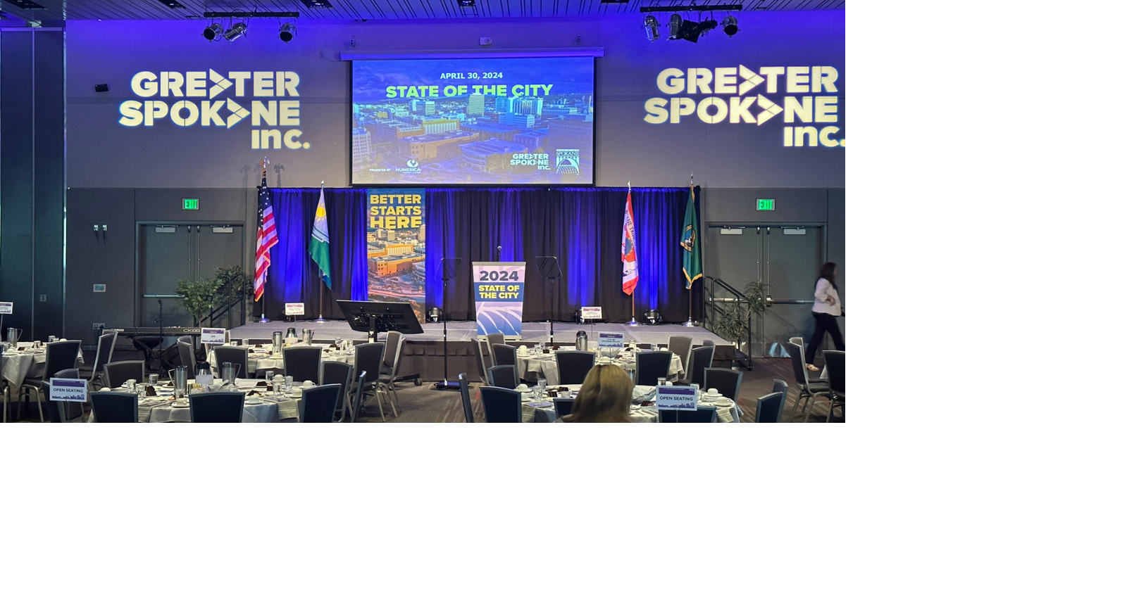 Spokane Mayor Lisa Brown discusses budget deficit and homelessness in ...