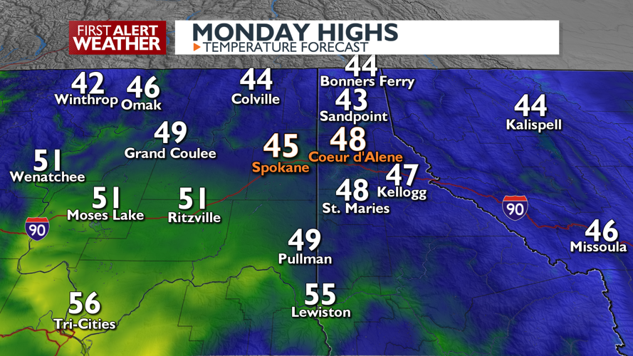 Mild Monday while we track incoming inversions | News | kxly.com