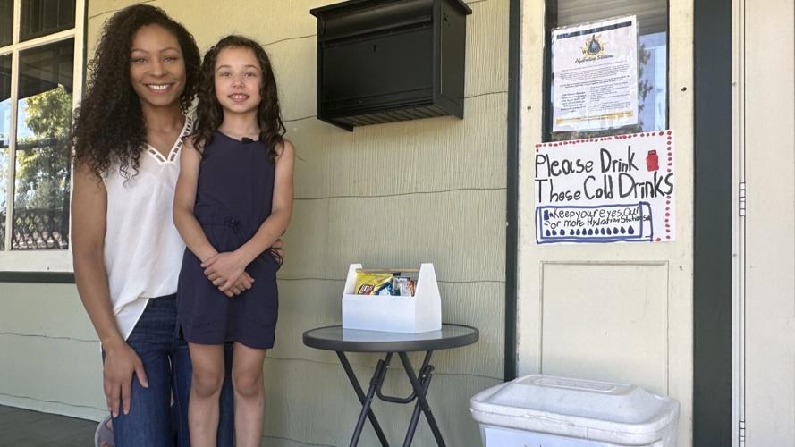 Eight-year-old creates hydration stations for local delivery drivers ...