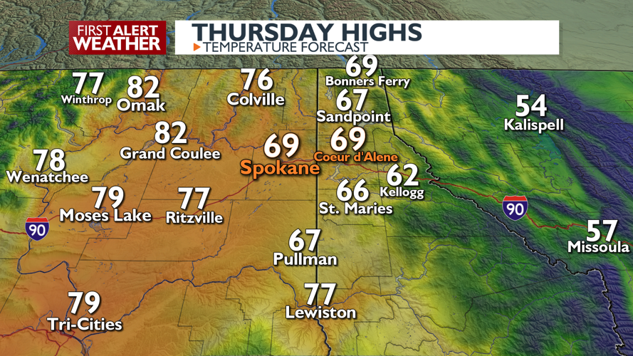 Haze and smoke moves in this afternoon – Mark | Forecast | kxly.com