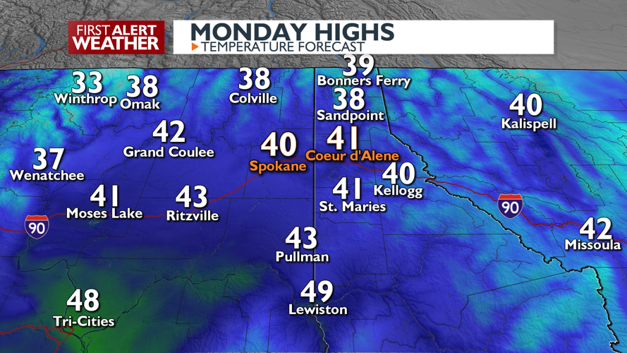 Mostly dry Monday, but wet weather is on the way again🎅 | News | kxly.com