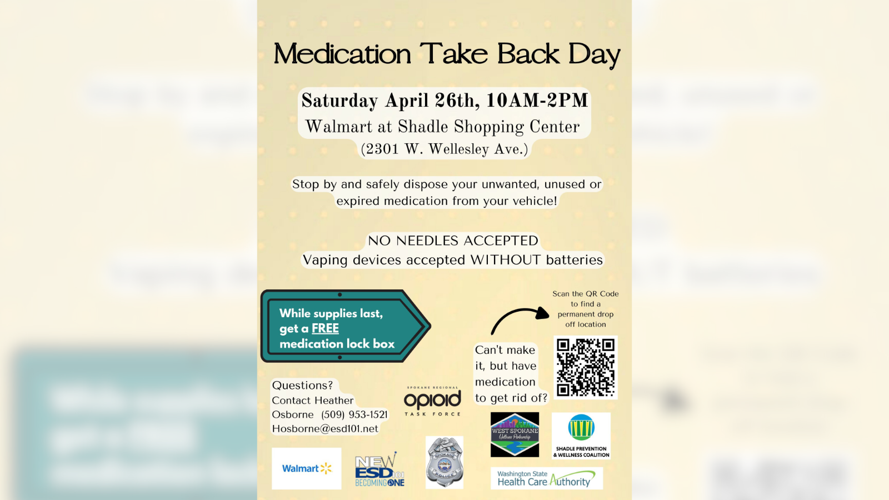 Medication take back day in Spokane on April 26 | News | kxly.com