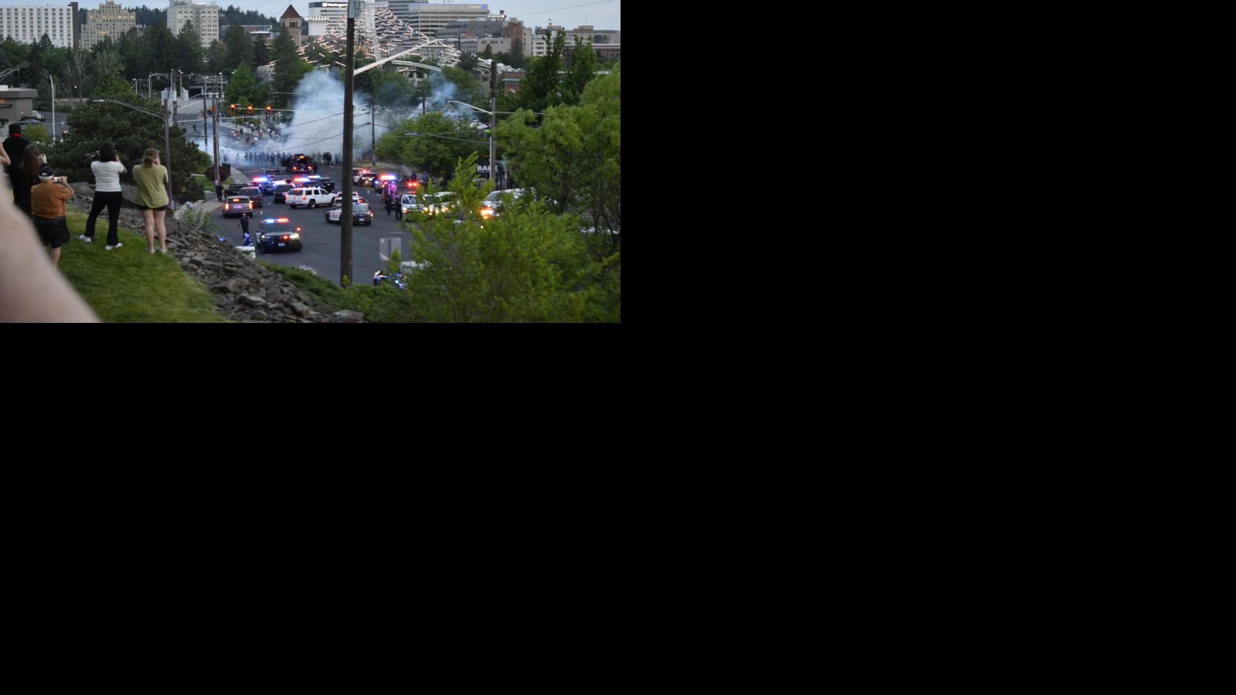 Spokane law enforcement use pepper spray and foam batons during ICE ...