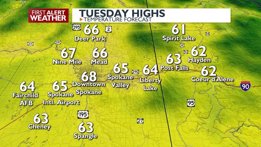 ☁Clouds to start the day on Tuesday,🌞sunny by noon - Kris | Weather ...