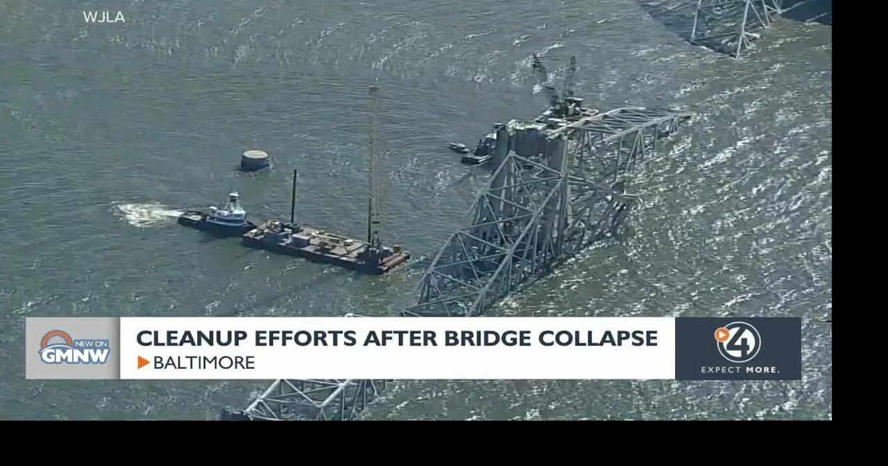 Clean up efforts at Baltimore bridge | Video | kxly.com