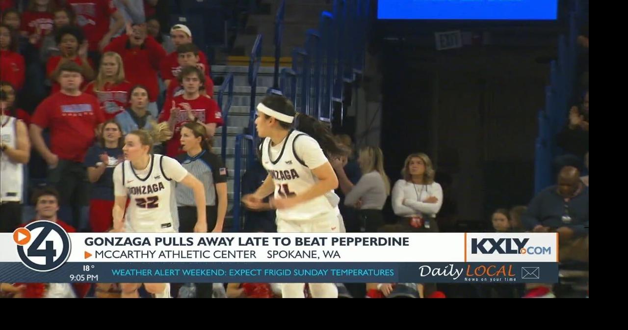 No. 17 Zags win 14th straight game, beat Pepperdine 67-49 | Spokane ...