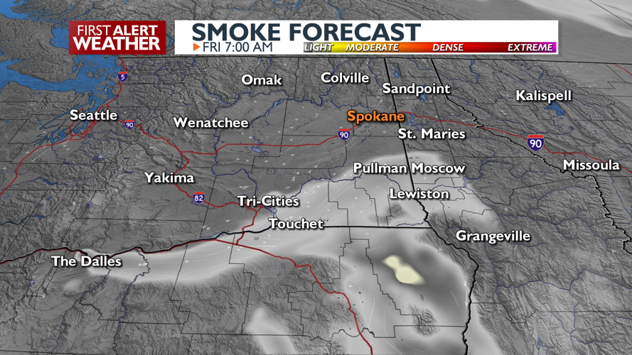 Tracking wildfire smoke on another dry day | News | kxly.com