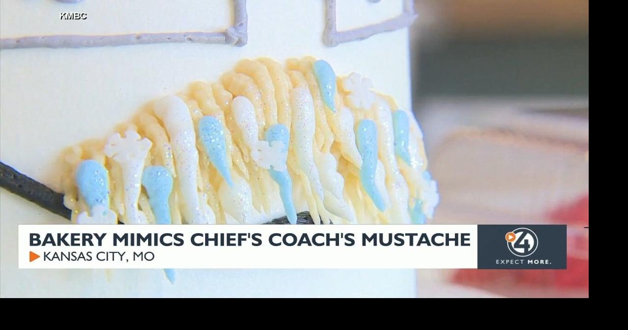 Bakery mimics Andy Reid's frozen mustache | Video | kxly.com