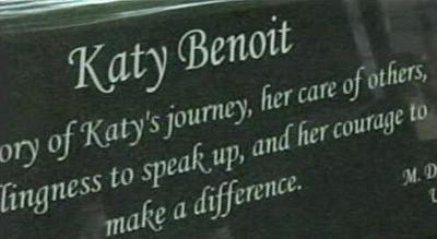 Memorial on U of I campus dedicated to Katy Benoit’s memory | Local ...