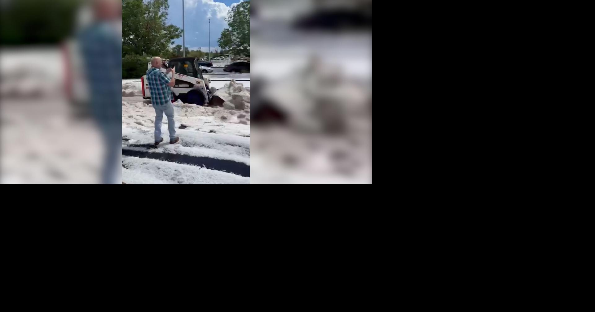 Hail piles up in Denver area | National & World | kxly.com