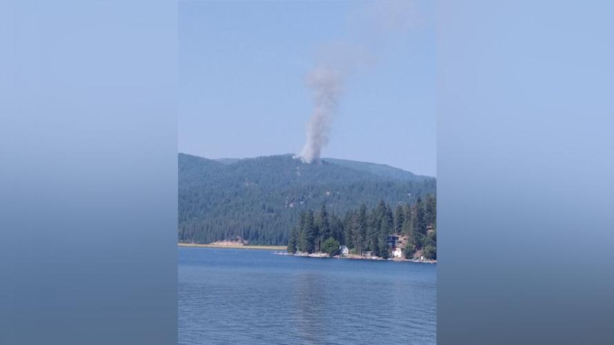 Brush fire burning in Newman Lake | Local News | kxly.com