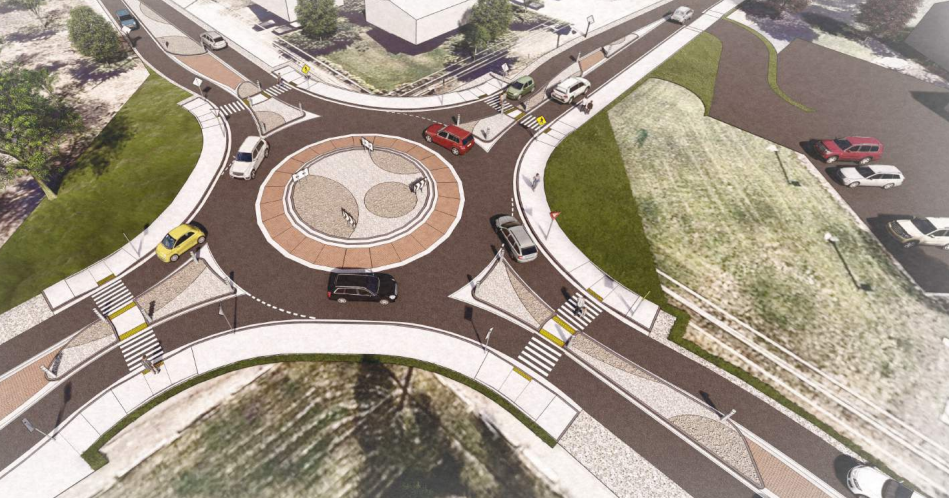 Opening delayed for Sprague Avenue and Barker Road roundabout | Local ...