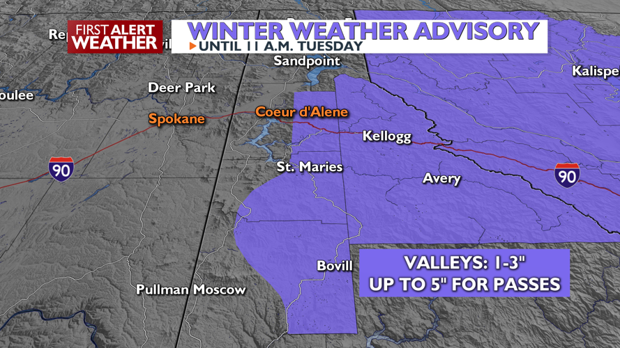 ️Snow for evening and Tuesday morning travels ️ | Local News | kxly.com