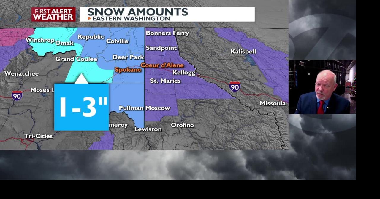 Spokane and Coeur d'Alene forecast for SNOW - Mark | Video | kxly.com