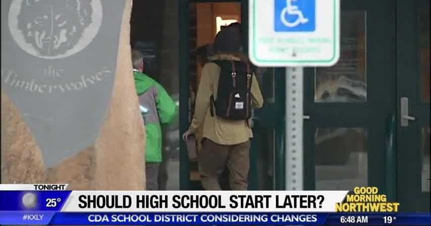 CDA Schools could consider later start times for high schoolers | Local ...