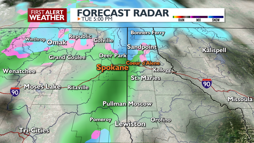 Chilly Monday before some rain and snow – Matt | Forecast | kxly.com