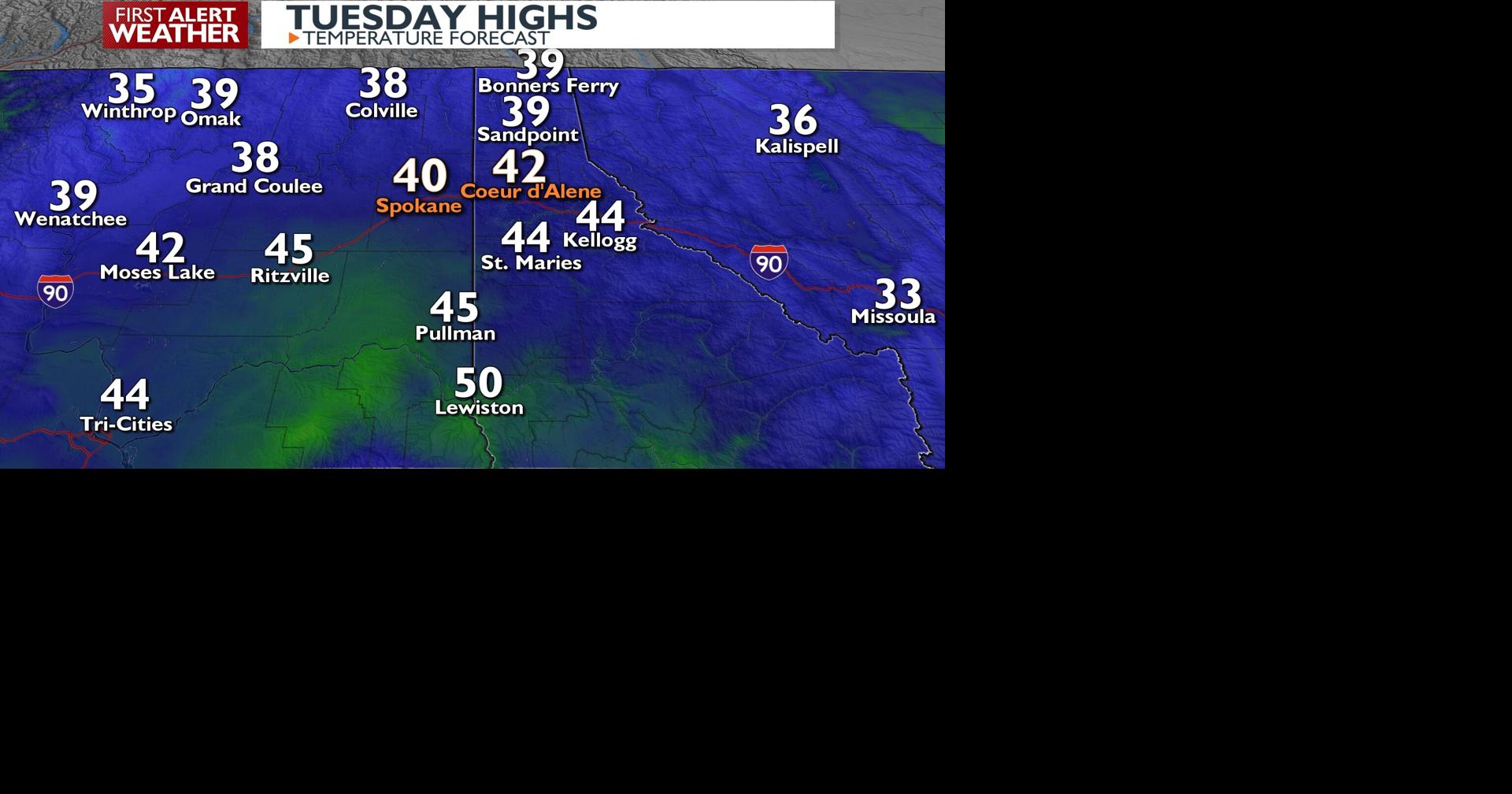 🌧Not very Christmasy: a rainy Tuesday with highs in the 40s - Kris ...