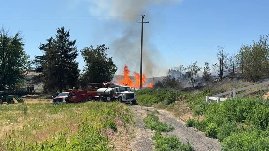 Fourth of July fire on State Route 26 in Whitman County caused by ...
