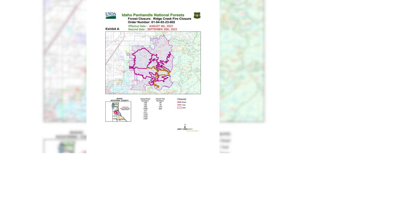 Elk Fire Evac Map 8-19-2023 10AM - 1 | | kxly.com
