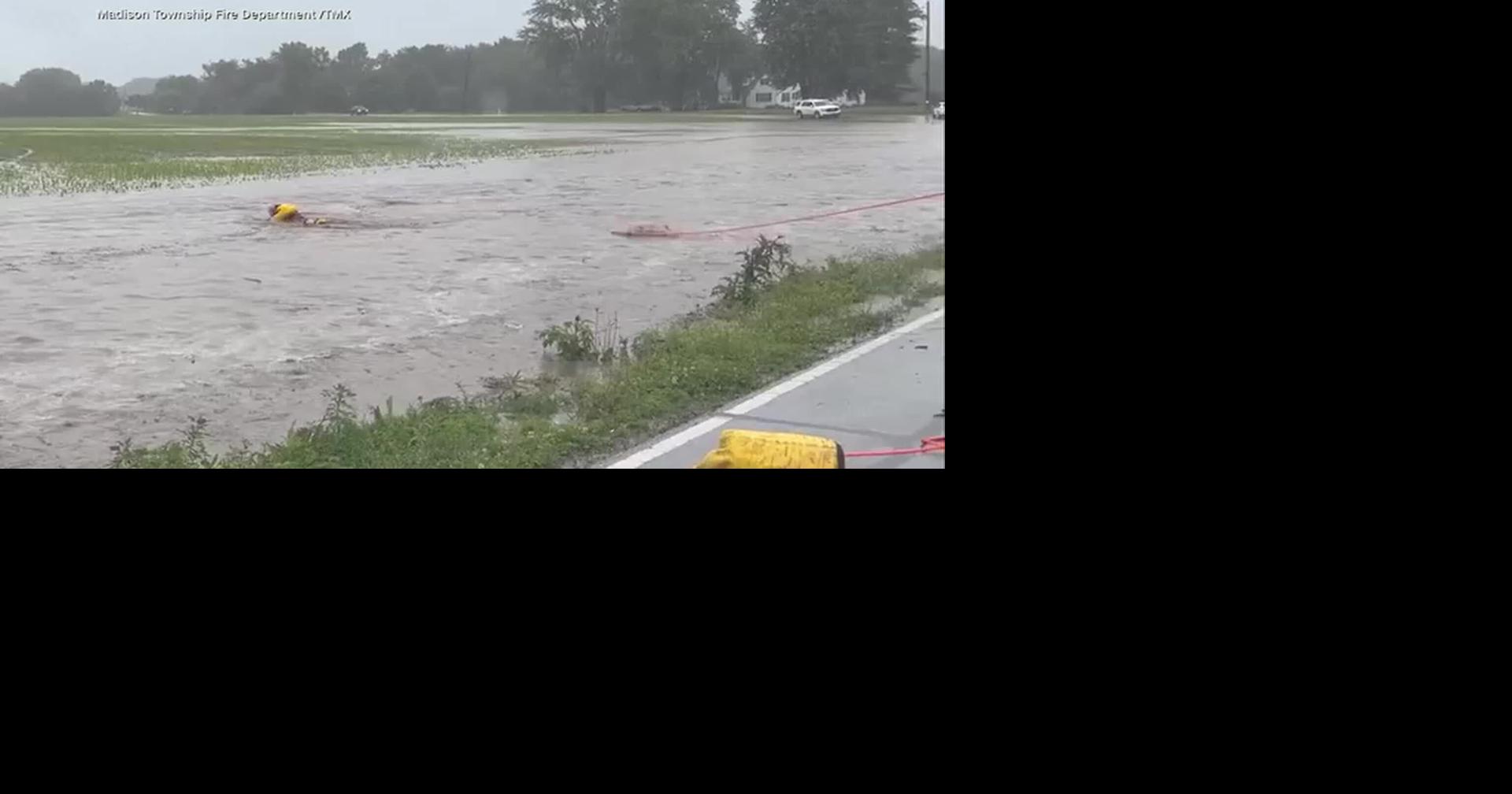 CRYING BABY DEER SAVED FROM BRISK FLOODWATERS | National & World | kxly.com