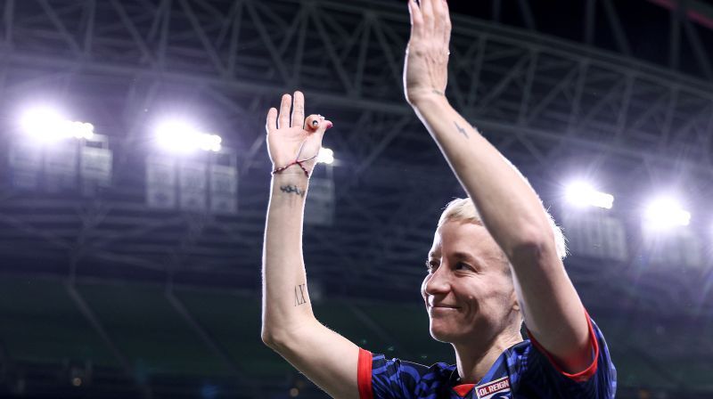 Megan Rapinoe honored in front of record crowd as she nears retirement ...