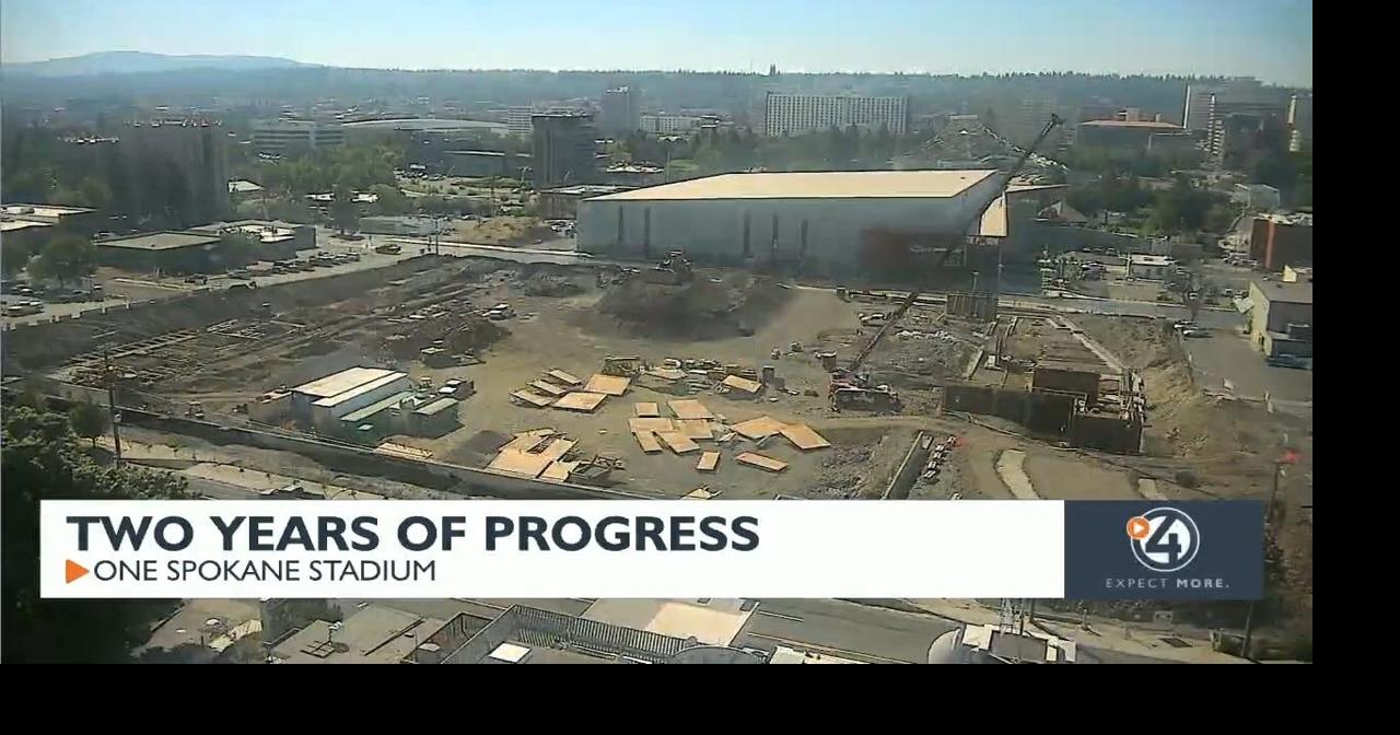 Two years of construction at the One Spokane stadium | Video | kxly.com