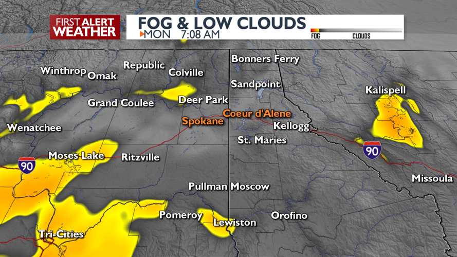 Colder than average temperatures and fog start off week | Weather ...