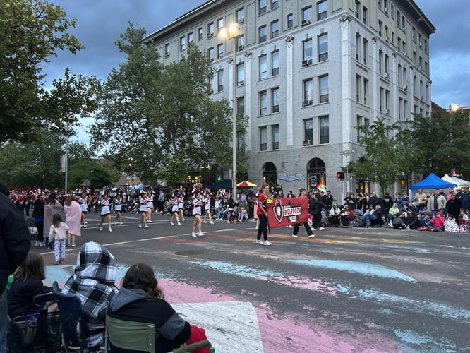 Gloomy weather doesn't dampen spirits at Armed Forces Torchlight Parade ...