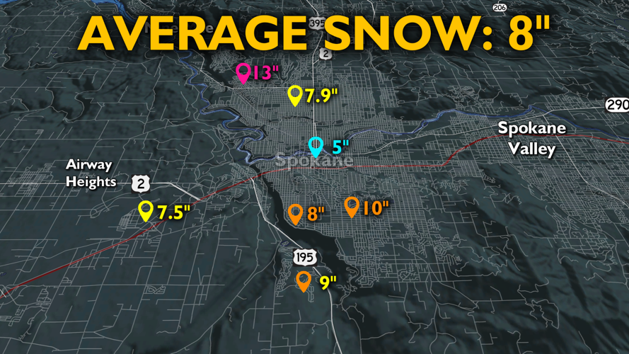 How much snow needs to get plowed off Spokane streets? | Eastern ...