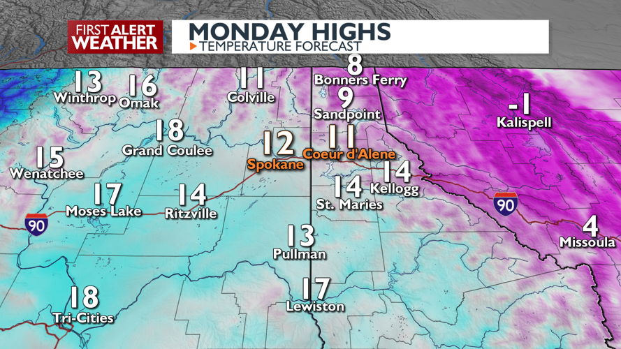 Slow warm up starts today, snow on the way! - Allison | Weather | kxly.com