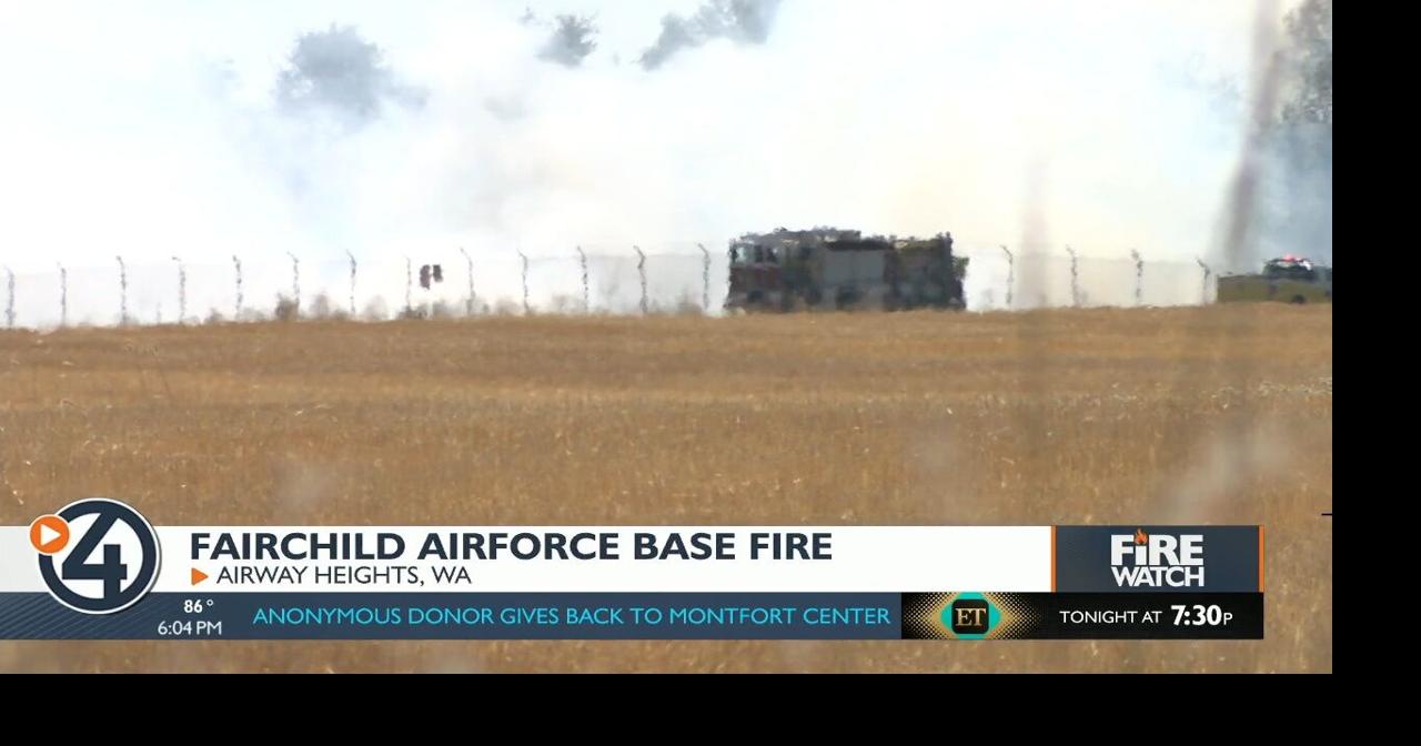 Crews getting control of fire burning near Fairchild Airforce Base ...