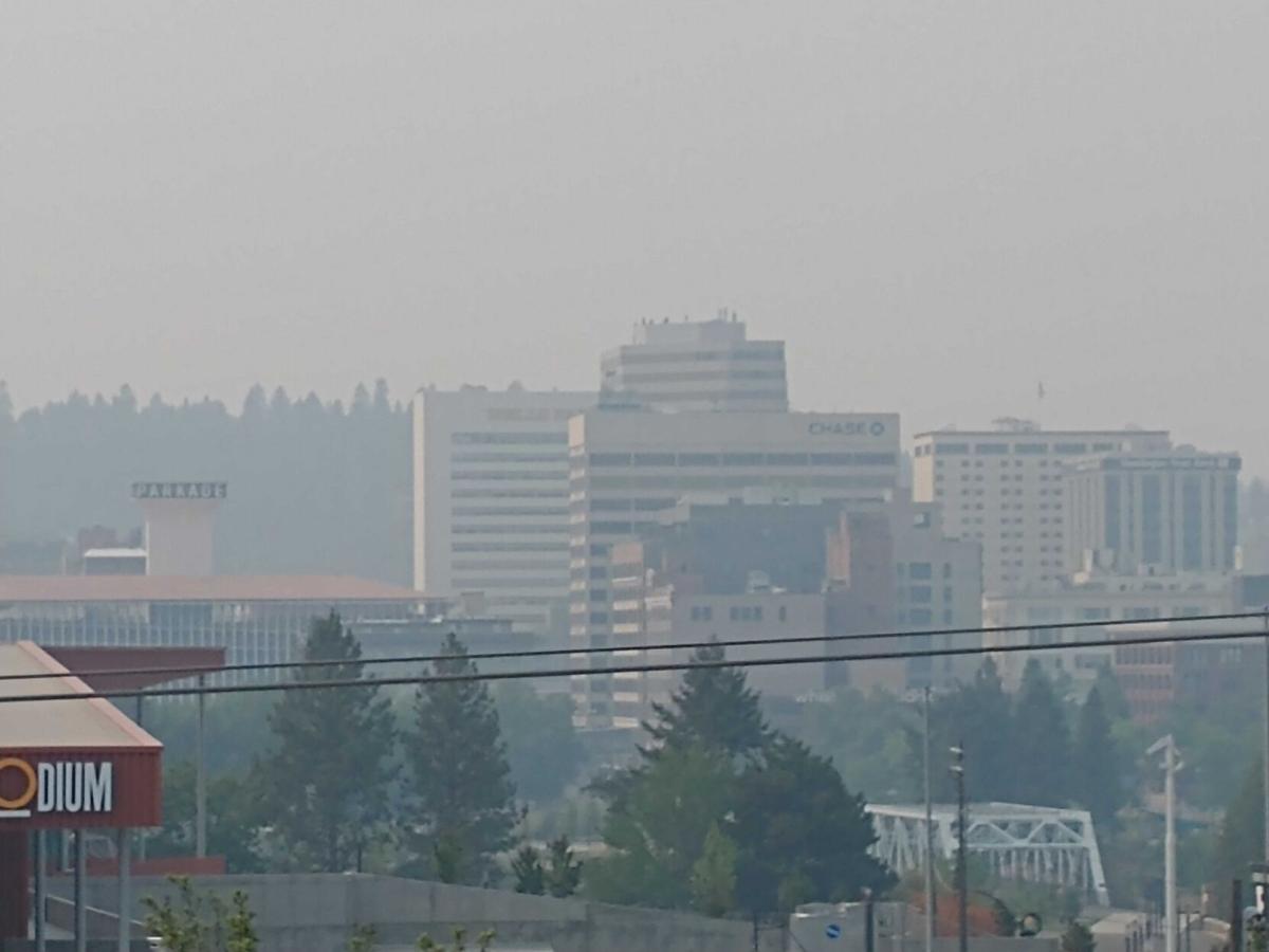 Wildfires in central Washington causing smoky skies and poor air ...