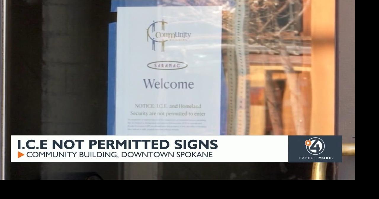 Downtown Spokane Community Building posts signs in response to ...