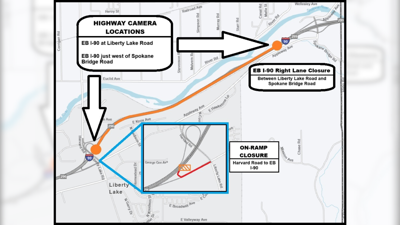 PLAN AHEAD: Eastbound I-90 lane closures for Tuesday evening | News ...