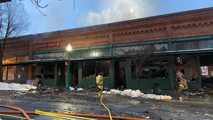 Local businesses bring coffee and pastries to firefighters battling ...