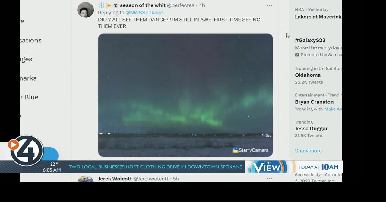 Northern lights spotted in Spokane | News | kxly.com