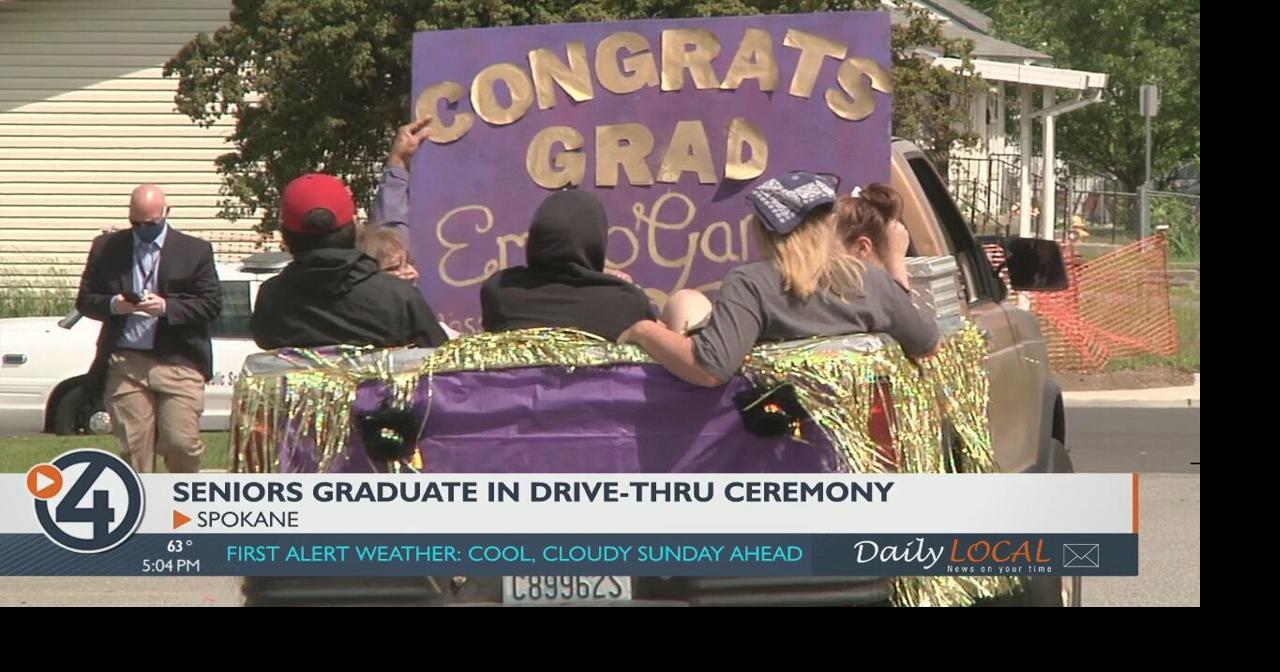 Spokane seniors graduate in drive-thru ceremony | Education | kxly.com