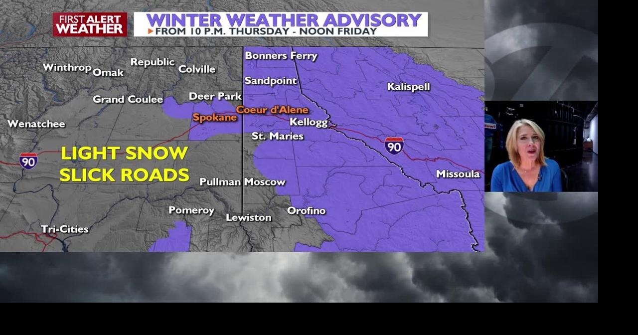 ⚠️Winter Weather Advisory: Light snow overnight for a slick Friday ...