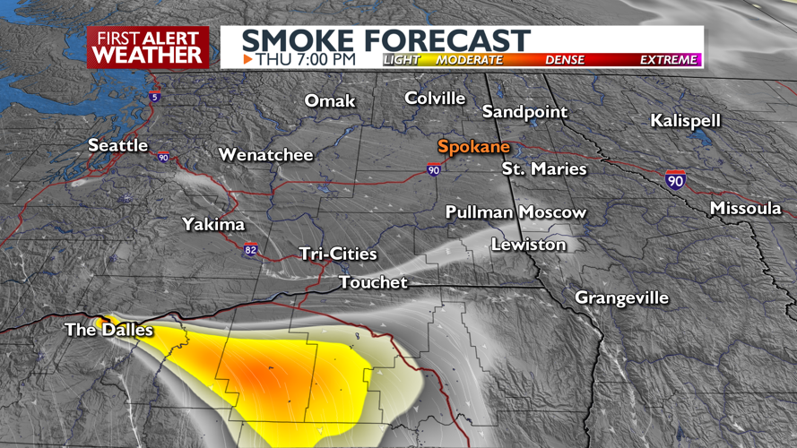 Tracking wildfire smoke on another dry day | News | kxly.com