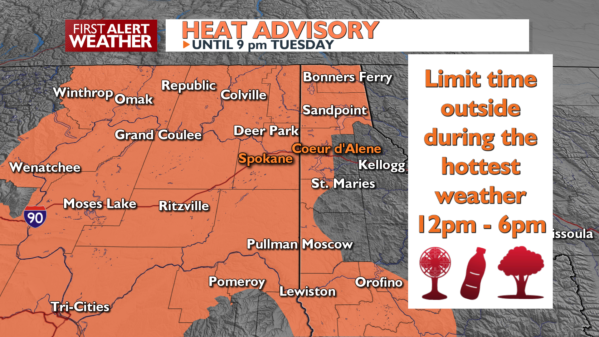 🥵☀️Temperatures soar to the hottest of the week Tuesday | 92.9 ZZU ...