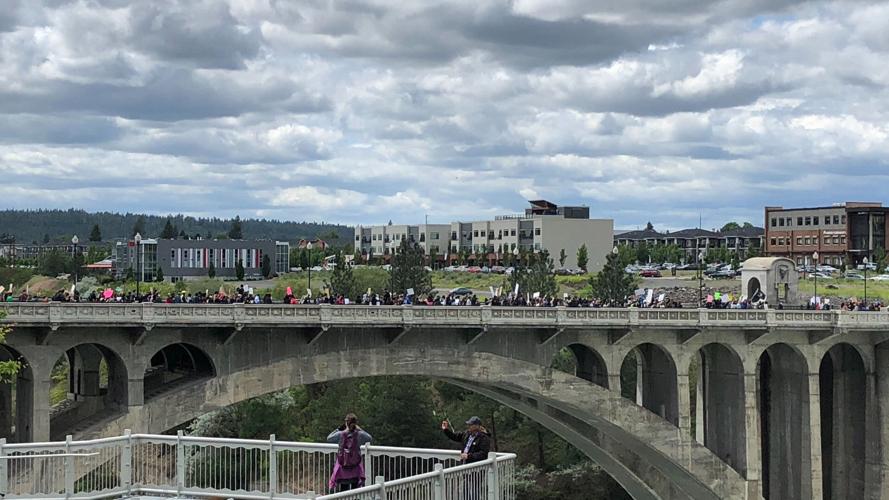 PHOTOS: Black Lives Matter holds protest in downtown Spokane | Local ...