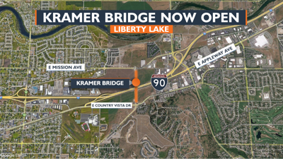 I-90 overpass, traffic light in Liberty Lake now open | News | kxly.com