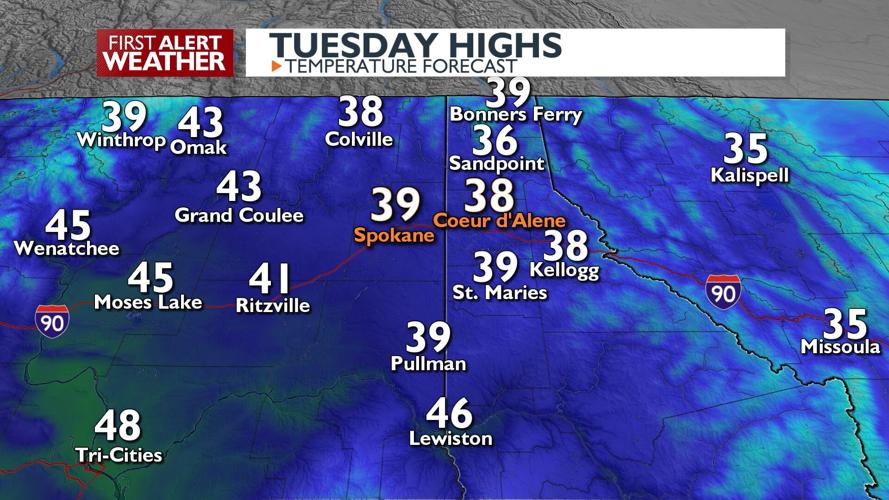 🌞Sunny, but chilly! Temperatures in the teens and lower 20s Tuesday ...