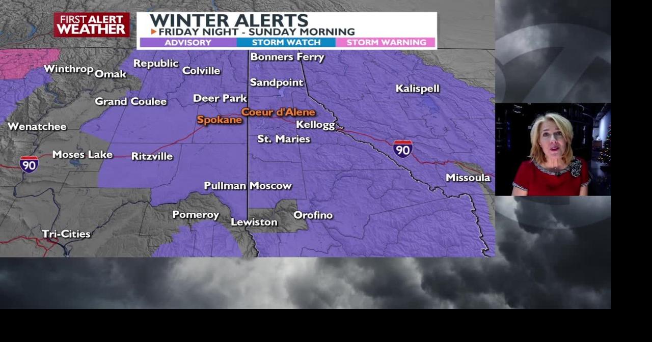 ⚠️ ️WINTER WEATHER ADVISORY ️ 1-3" in Spokane through Saturday ...