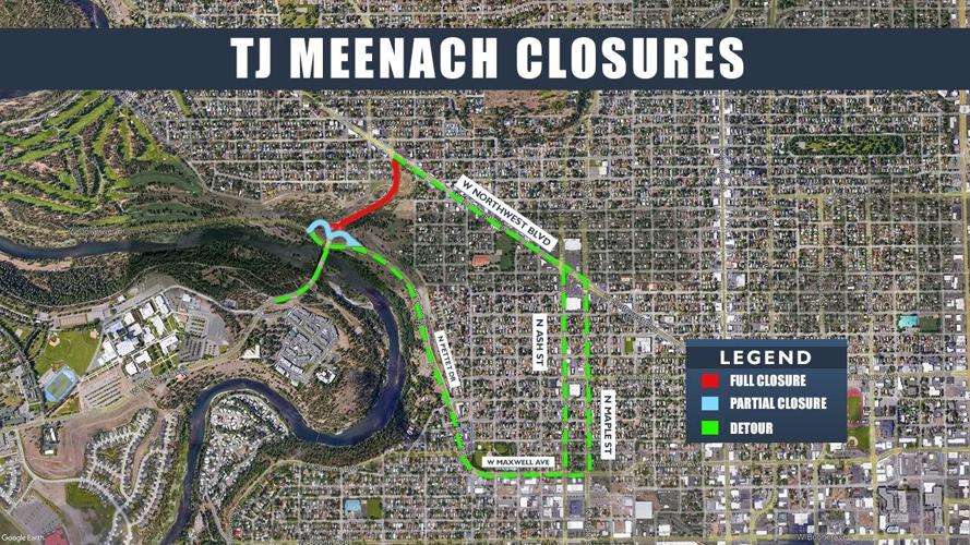 TJ Meenach drive to close for construction, more projects set to begin ...