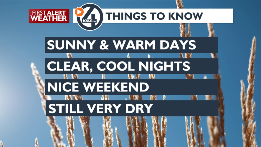 Get ready for more great fall weather – Mark | Forecast | kxly.com