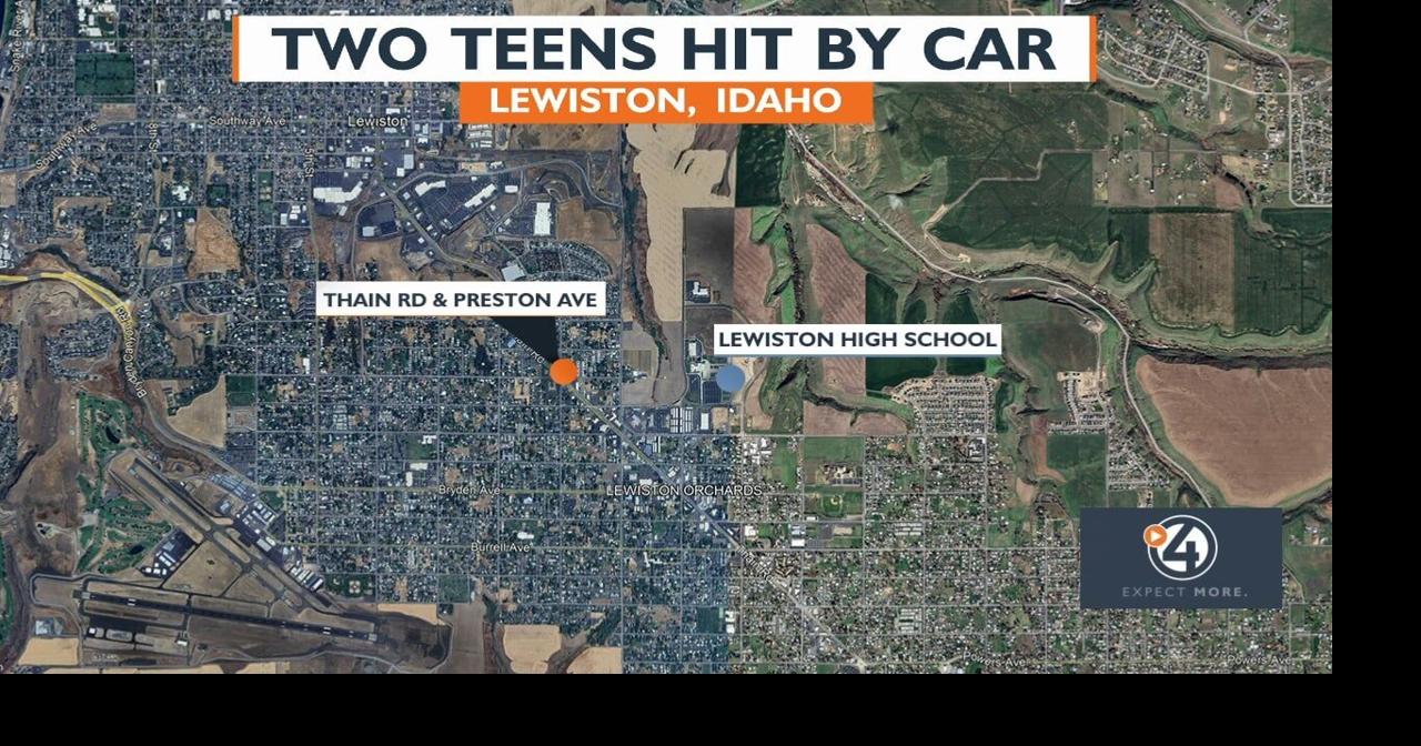Two teens hit by a car, hospitalized in Lewiston | News | kxly.com
