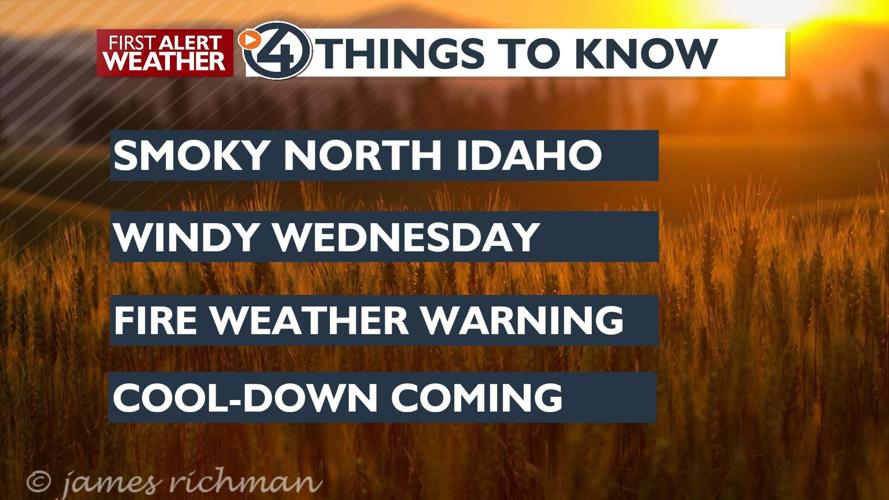 FIRE WEATHER WARNING for a hot, dry and windy Wednesday – Kris ...